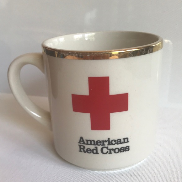 Dining | Vintage Red Cross Mug | Poshmark